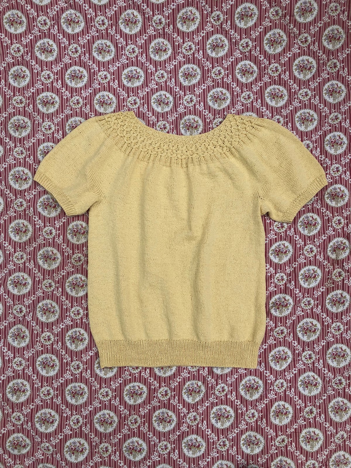 202 SUMMER SMOCK TEE ENG from CaMaRose